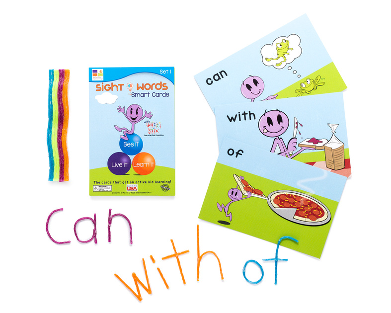 Sight Words Smart Cards with Wikki StixTM | Family Choice Awards